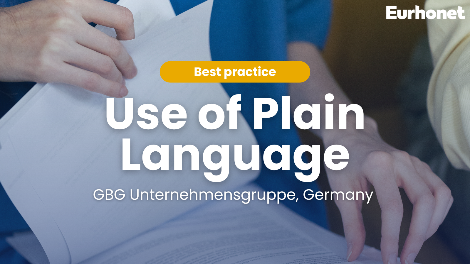 The use of Plain Language - Eurhonet